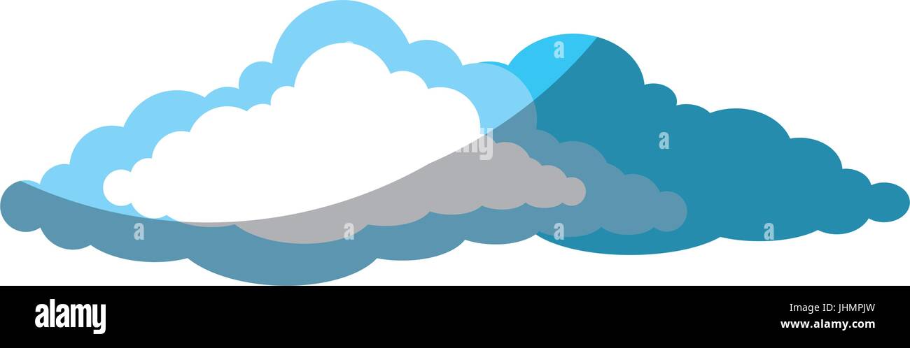 clouds icon over white background vector illustration Stock Vector ...