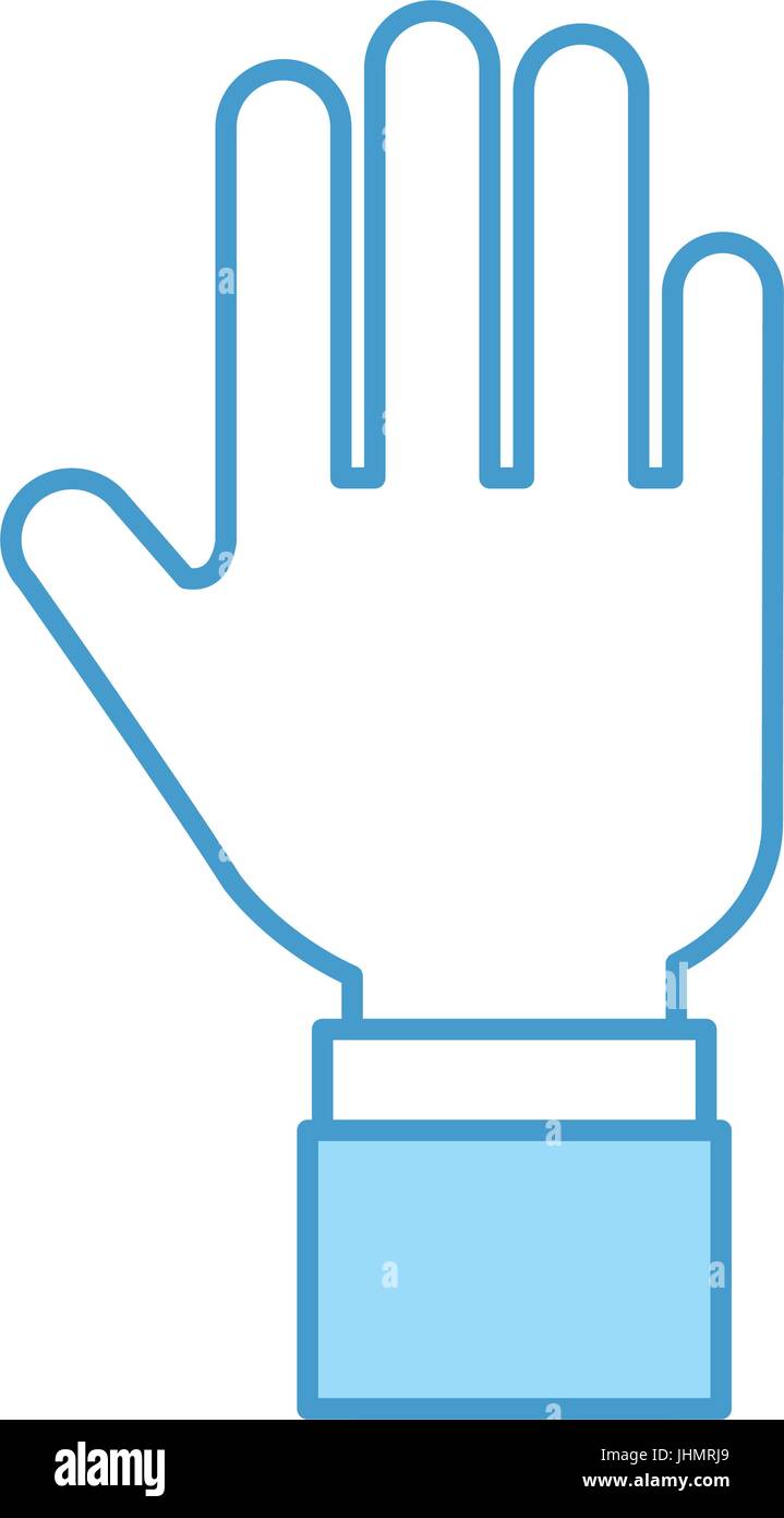 hand human stop icon Stock Vector Image & Art - Alamy