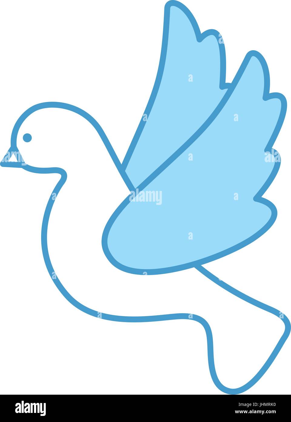 cute dove flying icon Stock Vector Image & Art - Alamy