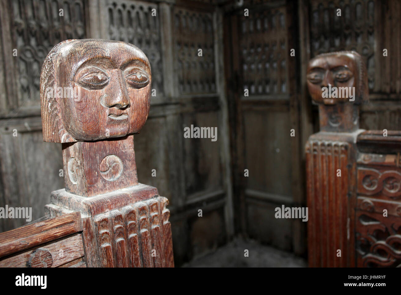 Medieval wooden carving hi-res stock photography and images - Alamy