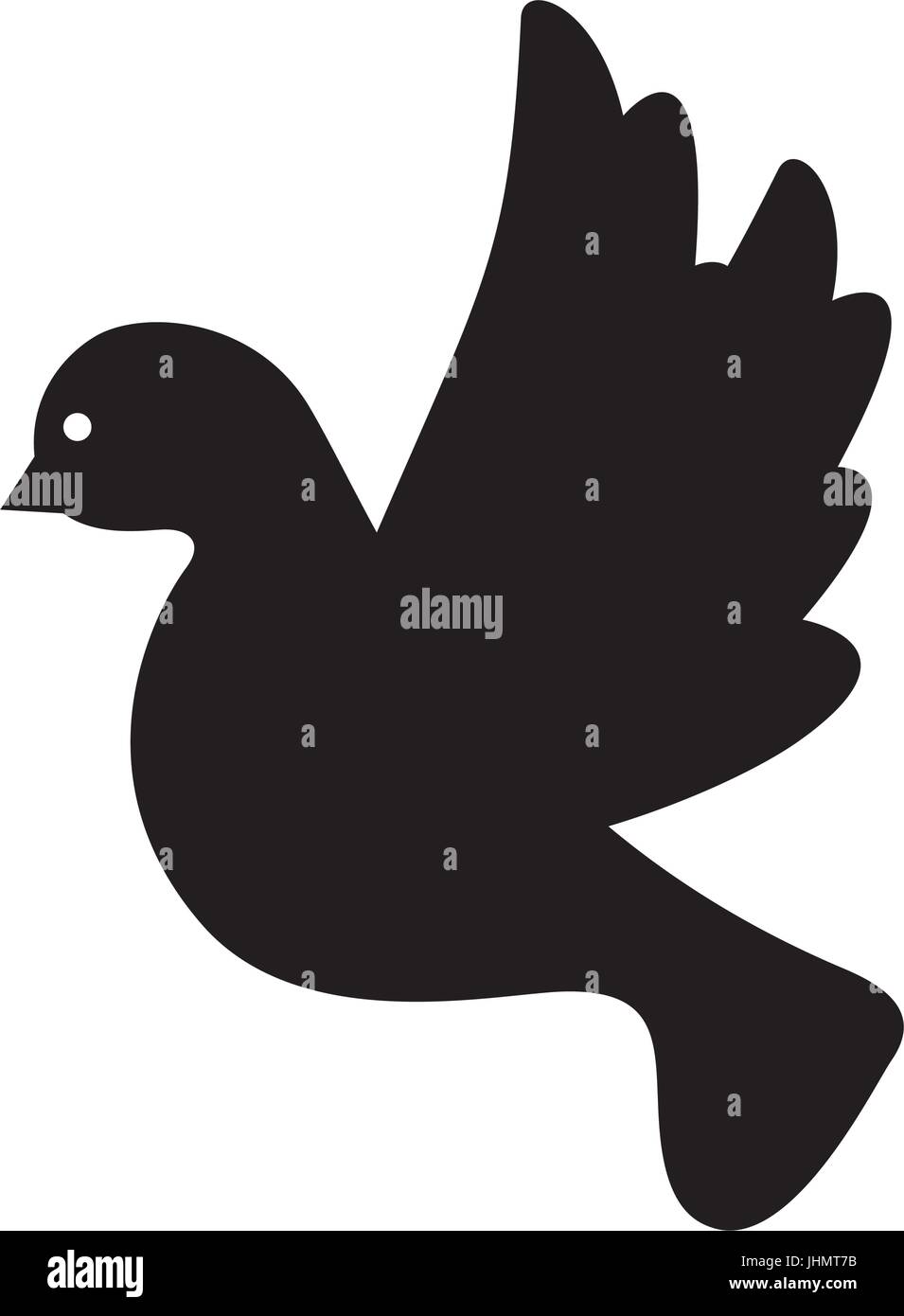cute dove flying icon Stock Vector Image & Art - Alamy