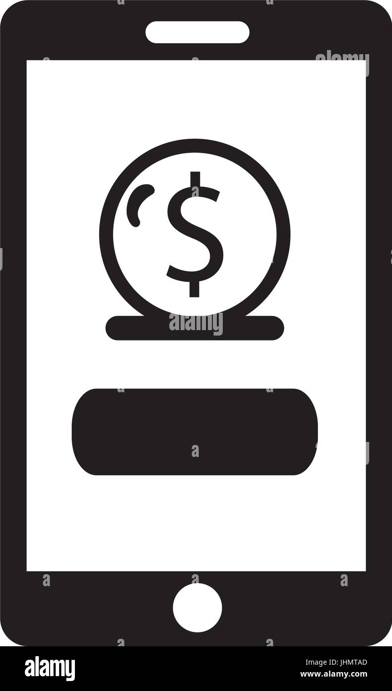 smartphone with banking app Stock Vector Image & Art - Alamy