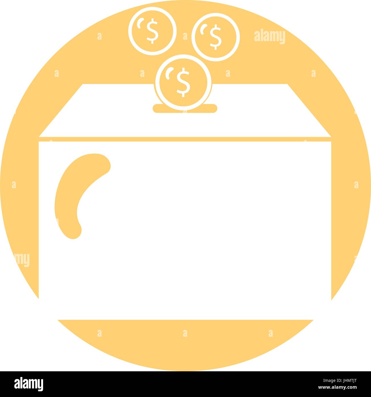 box carton packing with money Stock Vector Image & Art - Alamy