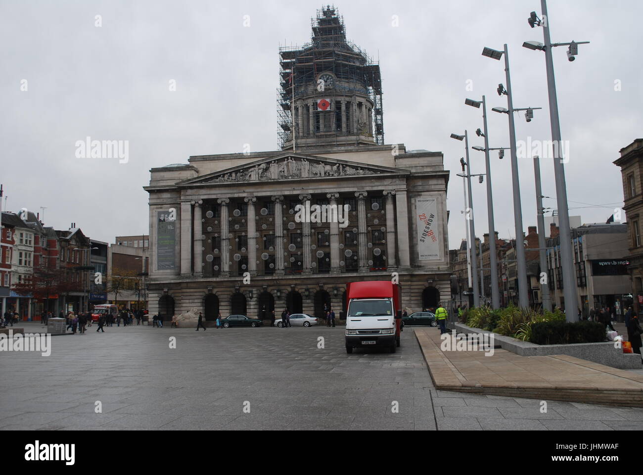 Nottingham council building in Old Market Square Nottingham Stock Photo ...