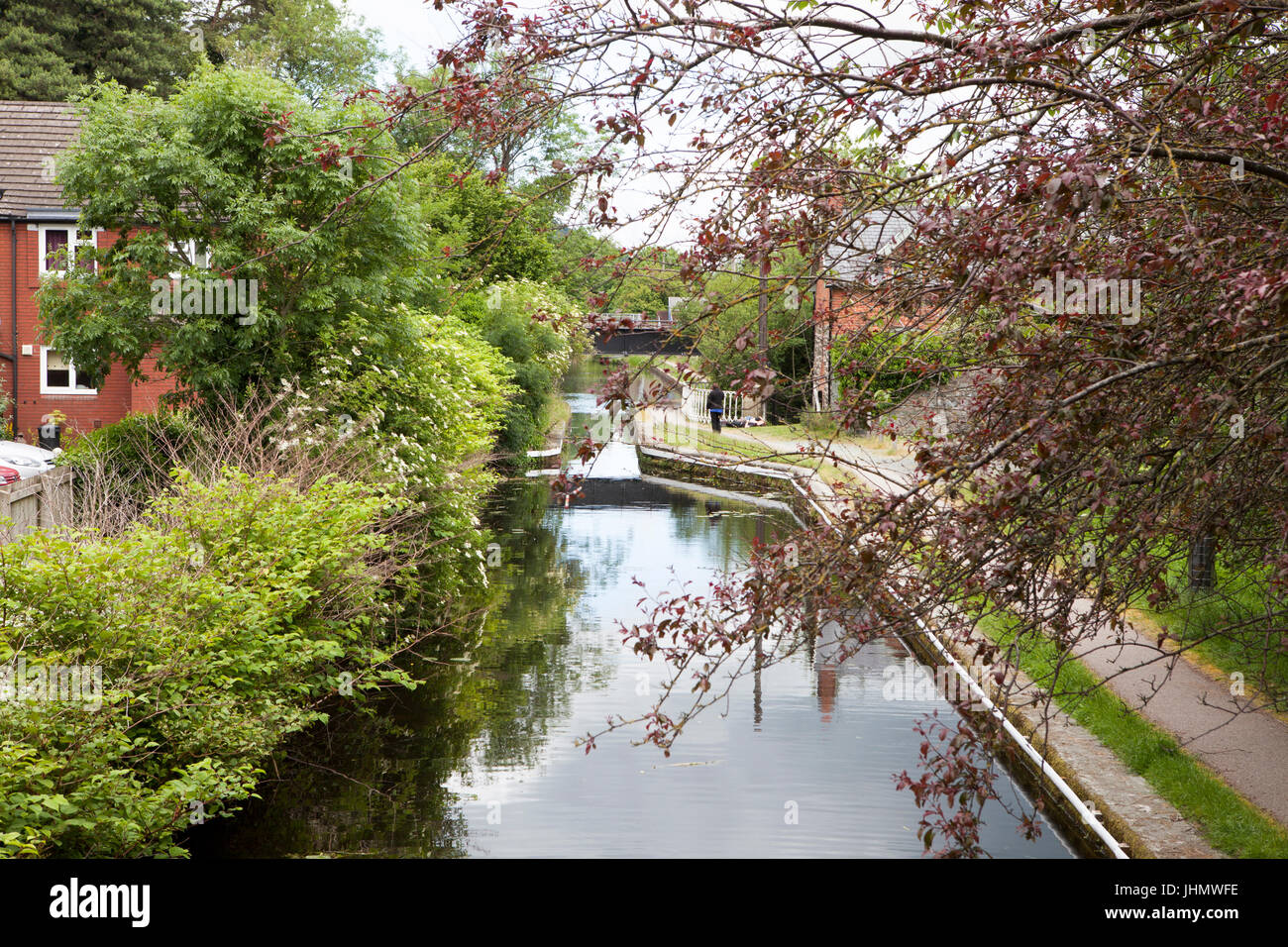 Montgomery Canal in Welshpool, Powys in Wales United Kingdom Stock ...