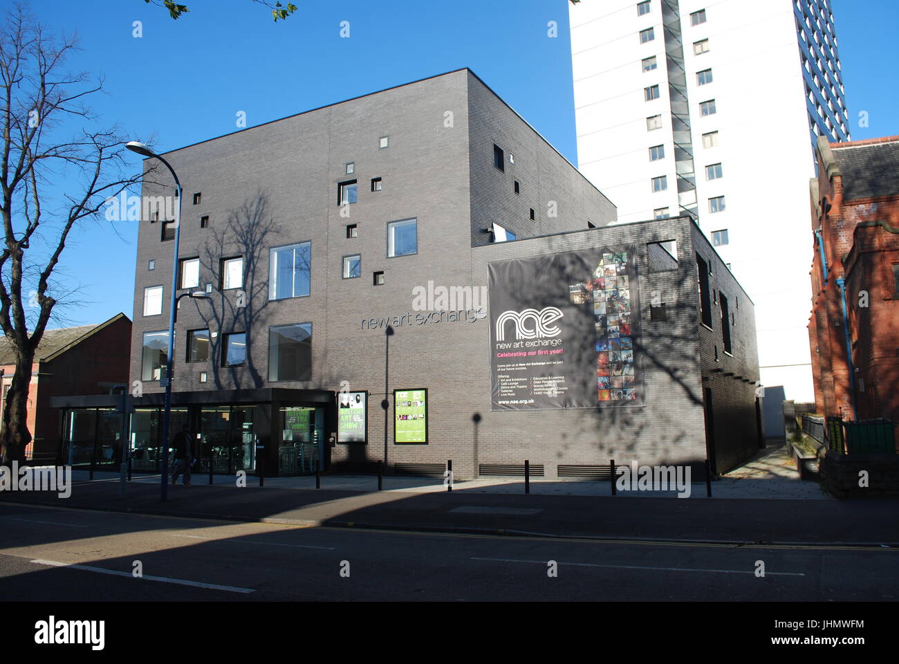 The New Art Exchange Gallery, Nottingham Stock Photo - Alamy