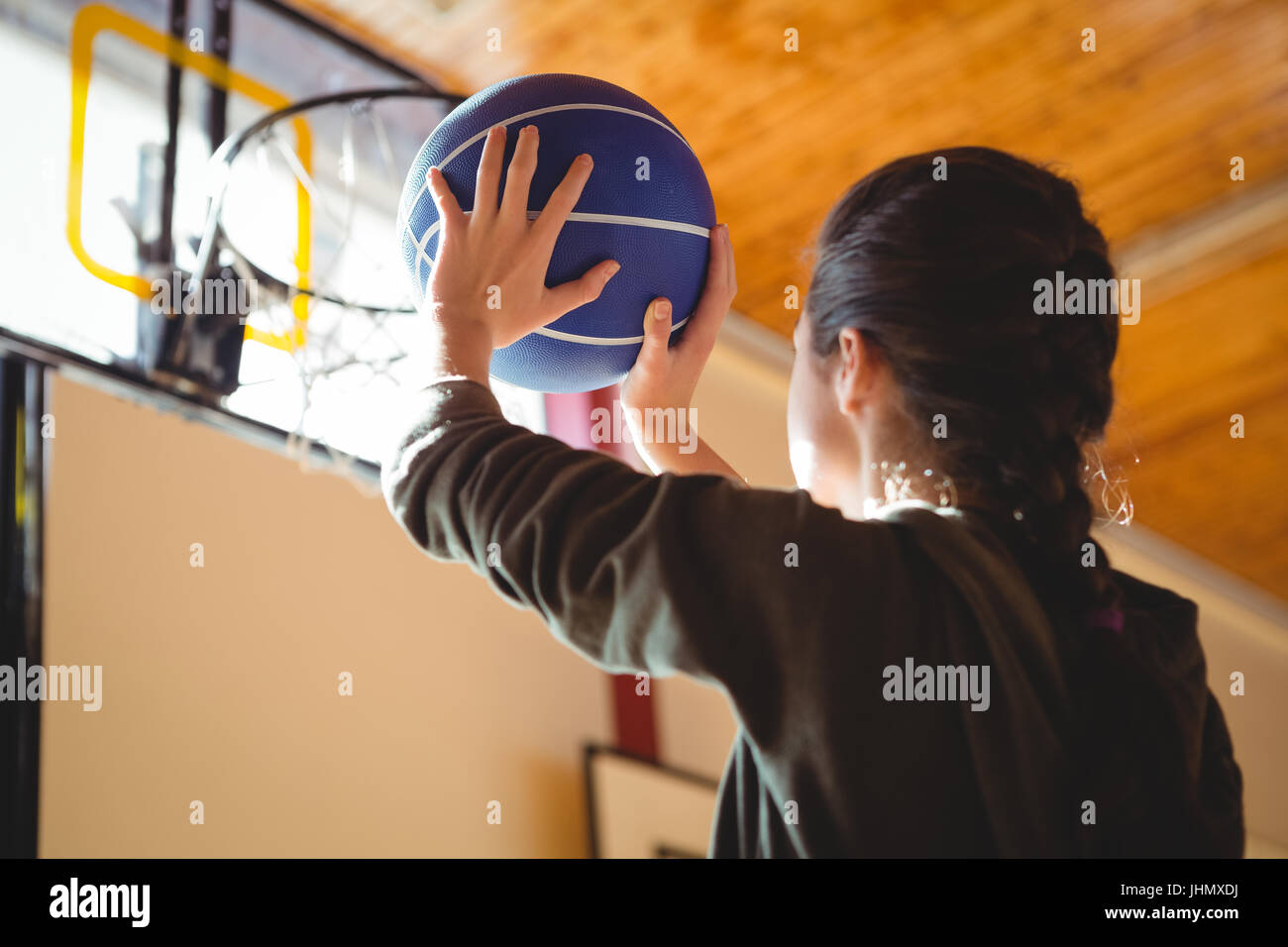 Practicing basketball hi-res stock photography and images - Alamy