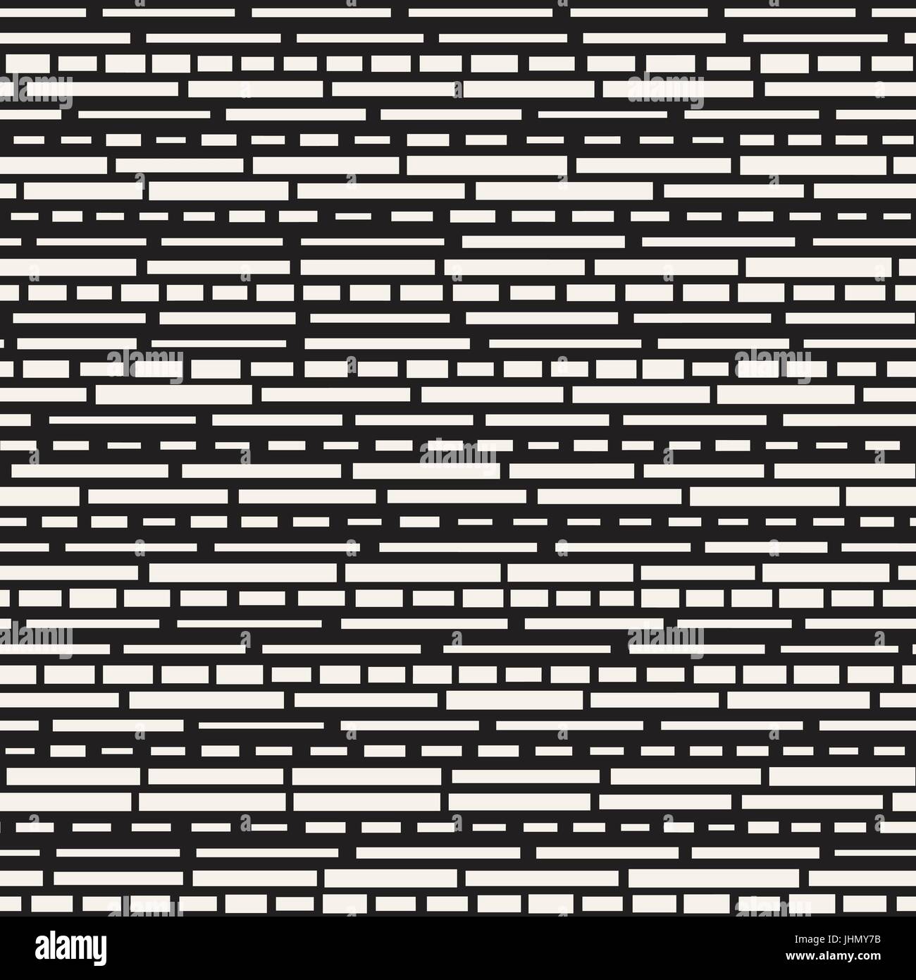 Black and White Irregular Dashed Lines Pattern. Modern Abstract Vector ...