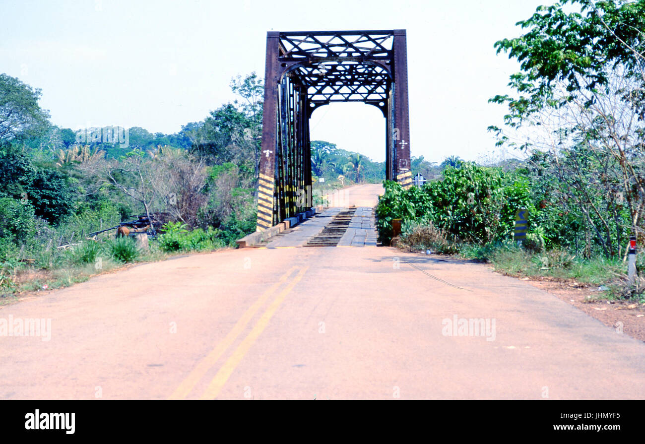 Road; Iron Bridge; old railroad; Guajará Mirim; Porto Velho; Rondônia ...