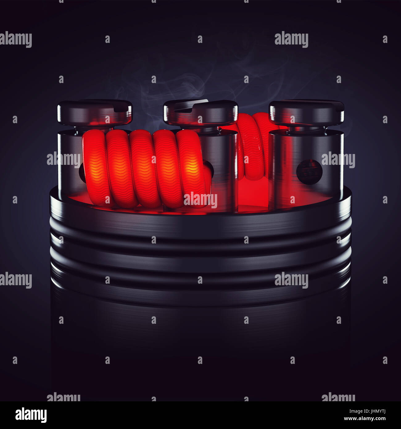 Vape mod in smoke. Poster. Tactical Vape Grand Opening Vape Party ...