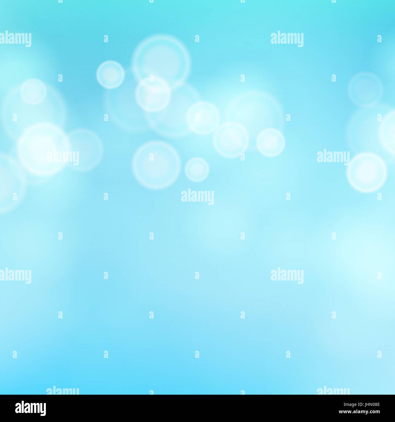 Light Blue Background Vector. Water Summer Bokeh Background With ...