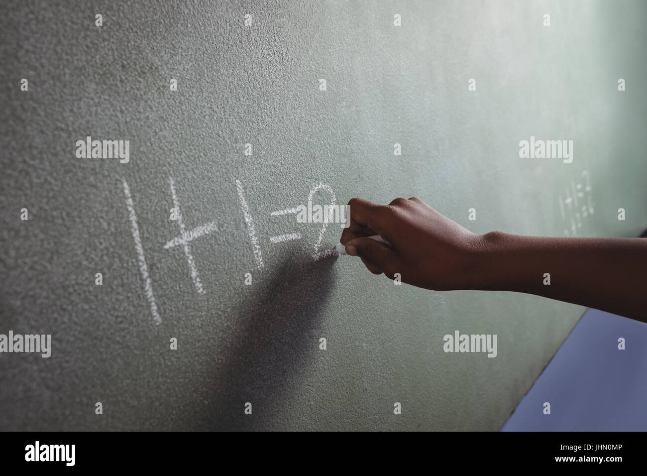 Blackboard hand growth hi-res stock photography and images - Alamy