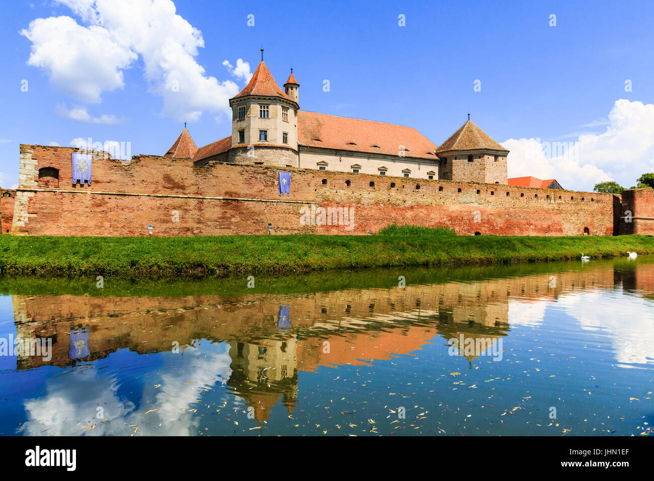 Fagaras, Romania.Famous medieval castle in Transylvania,Europe Stock ...