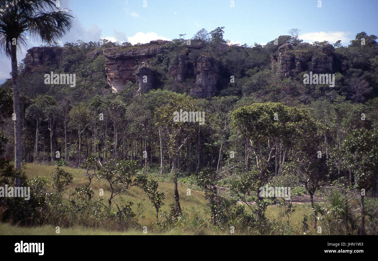Way to cave aroe jari; souls dwelling; Mato Grosso; Brazil Stock Photo ...