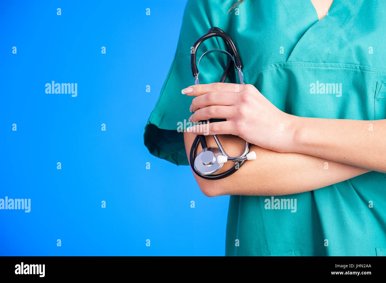 female doctor and stethoscope Stock Photo - Alamy