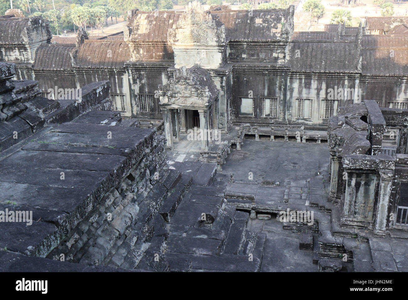 Inside Angkor Wat Stock Photo - Alamy