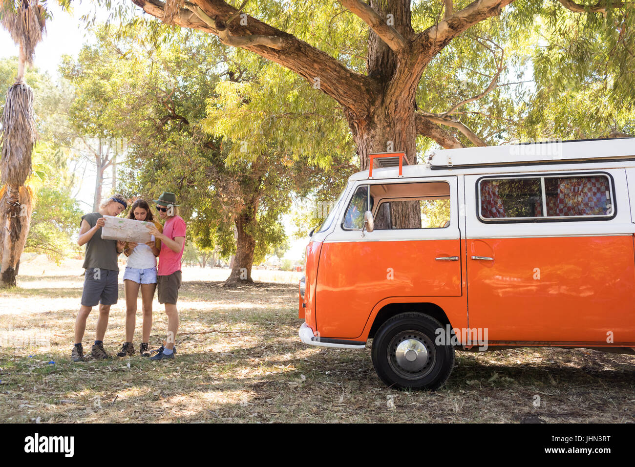 Camper on a map hi-res stock photography and images - Alamy