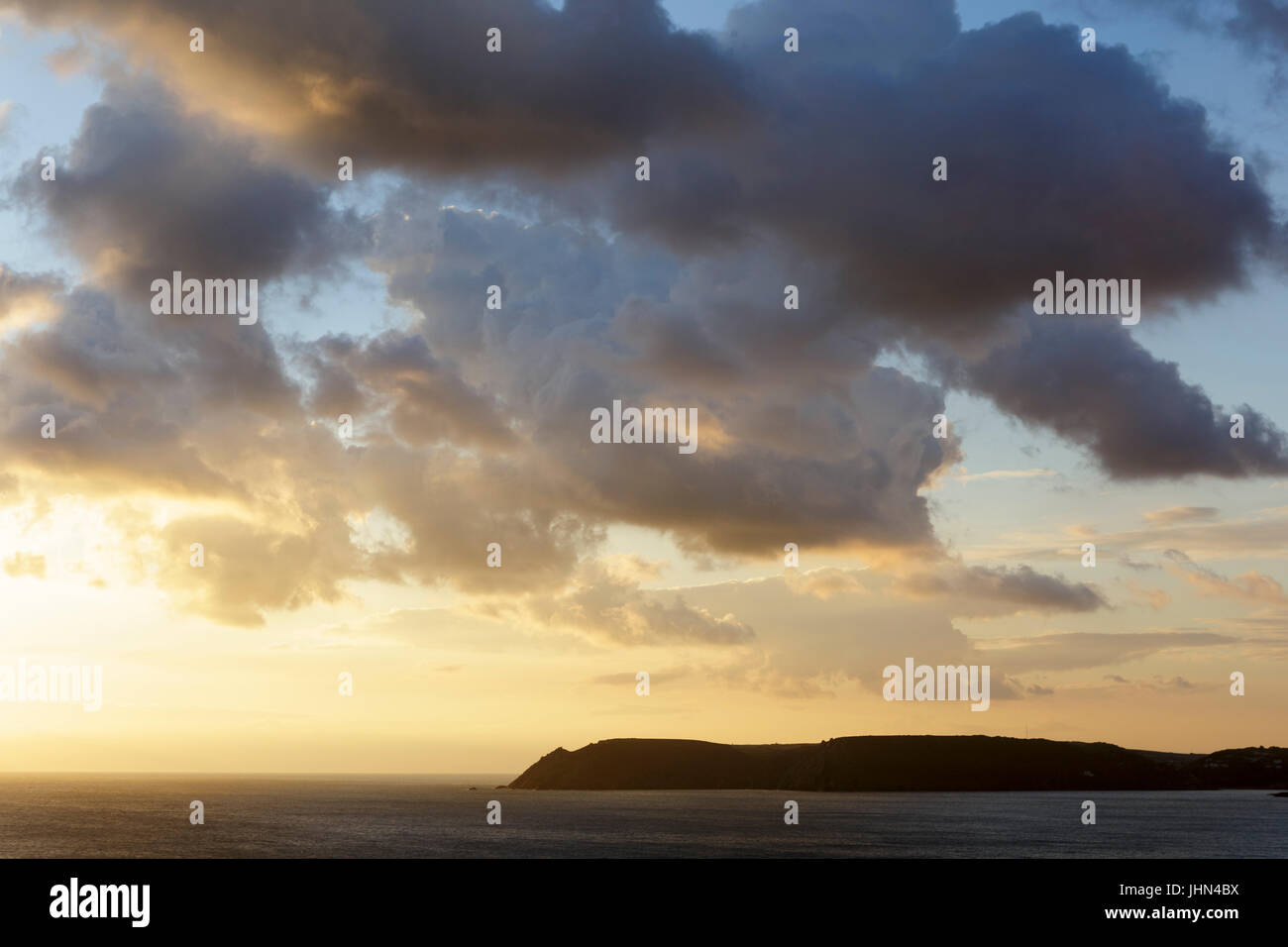 Dramatic sky over Bolt Tail, Salcombe, South Devon Stock Photo - Alamy
