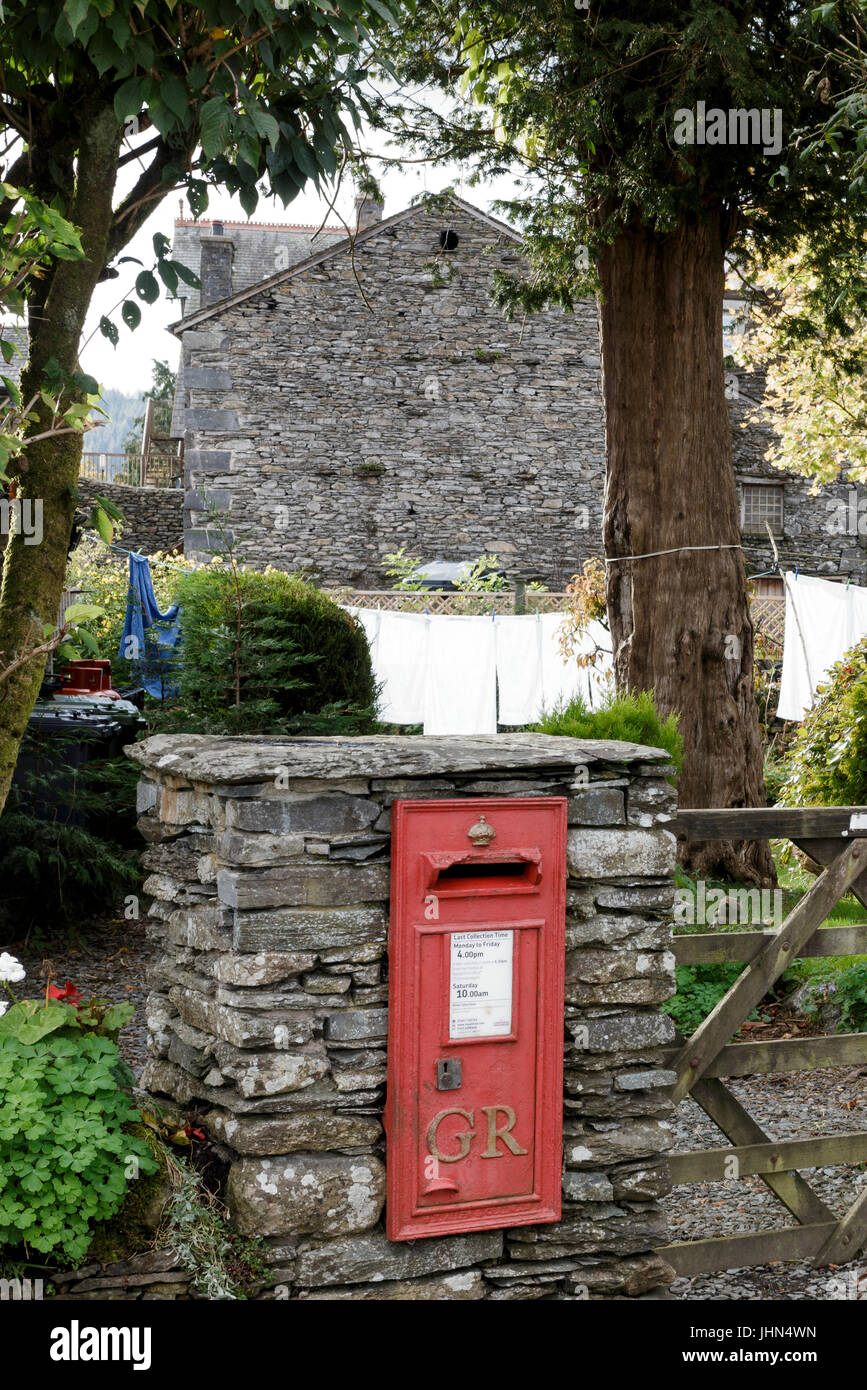 Old Post Box, featuring in the stories of Beatrix Potter in the Lake ...