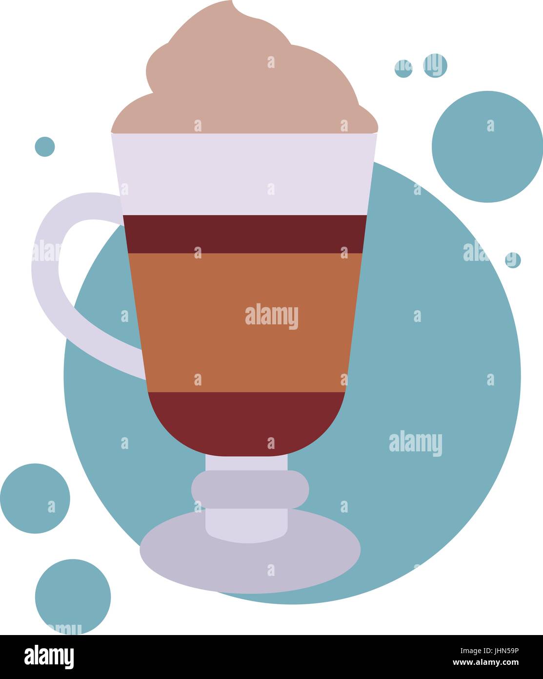 Latte froth Stock Vector Images - Alamy