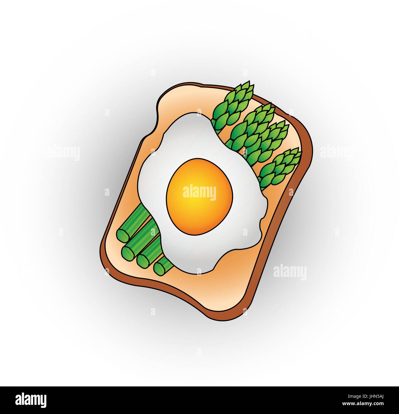 Fresh toast sandwich fried Stock Vector Images - Alamy