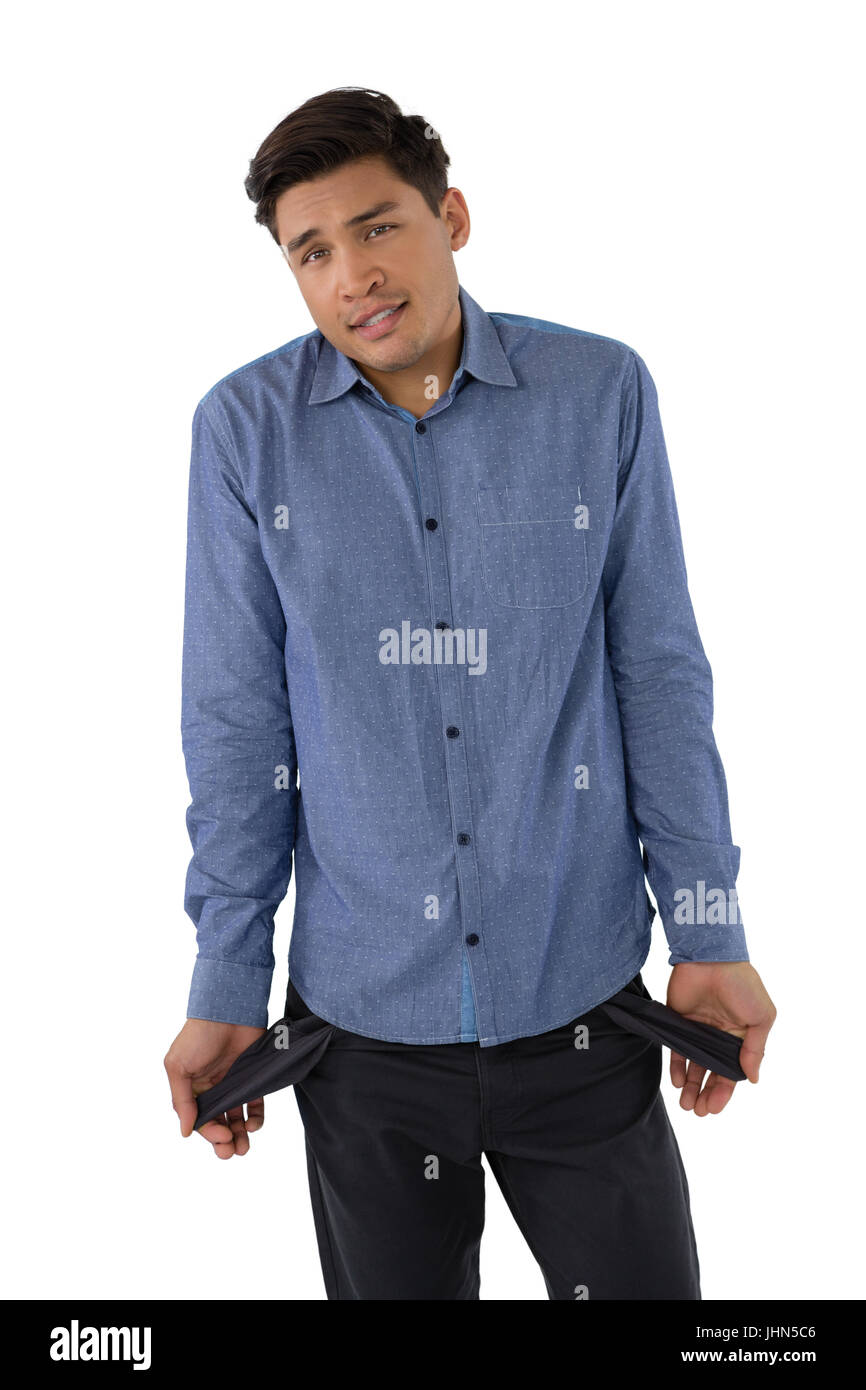 Businessman showing his empty pocket hi-res stock photography and ...