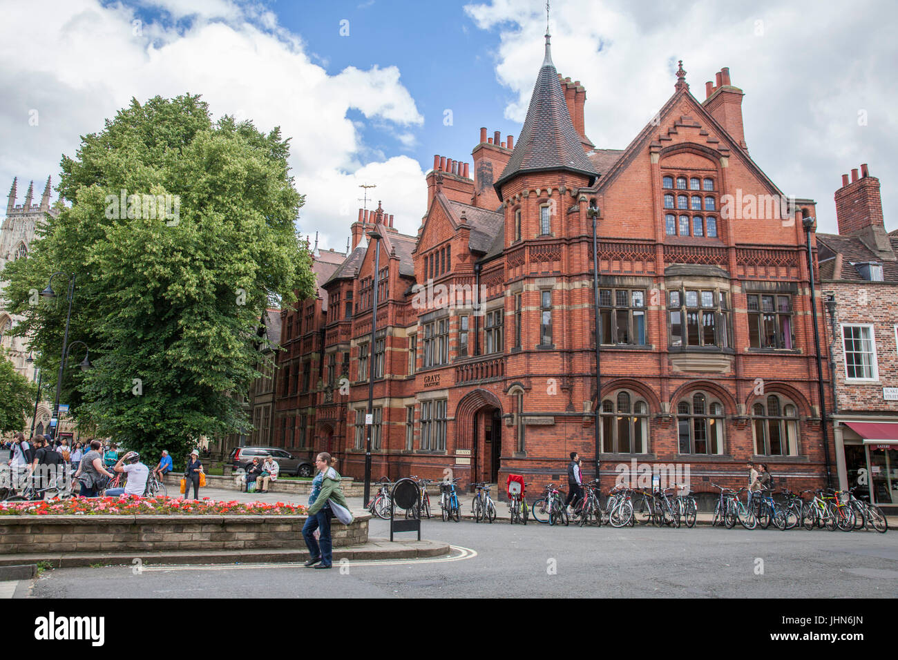 Grays Solicitors building in Duncombe Place, York,England,UK Stock ...