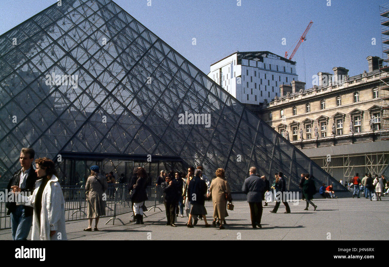 Area of the Louvre Museum; Paris; France Stock Photo - Alamy