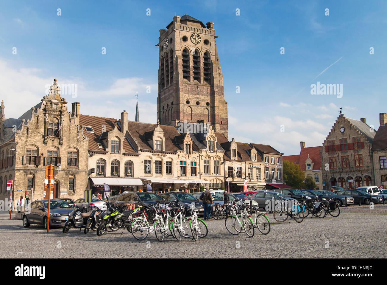 Grote Markt of Veurne, West Flanders, Belgium Stock Photo - Alamy