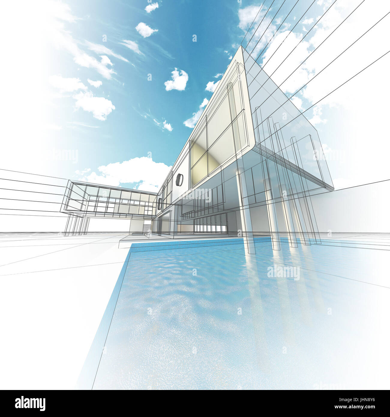 Modern concept building Stock Photo - Alamy