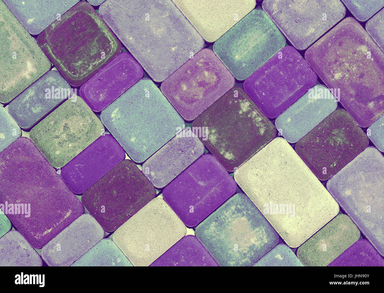 Abstract colorful stone tile background Stock Photo - Alamy