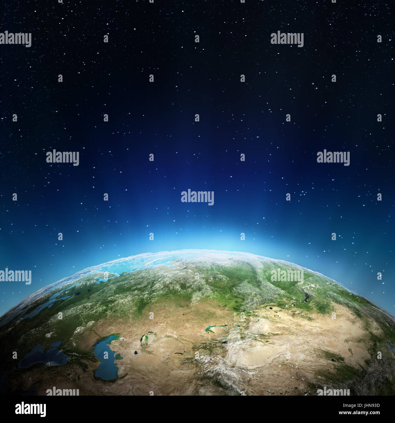 Russia mountains map hi-res stock photography and images - Alamy