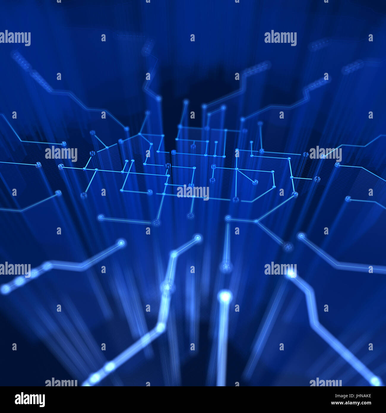 Digital microcircuit graphic background Stock Photo - Alamy