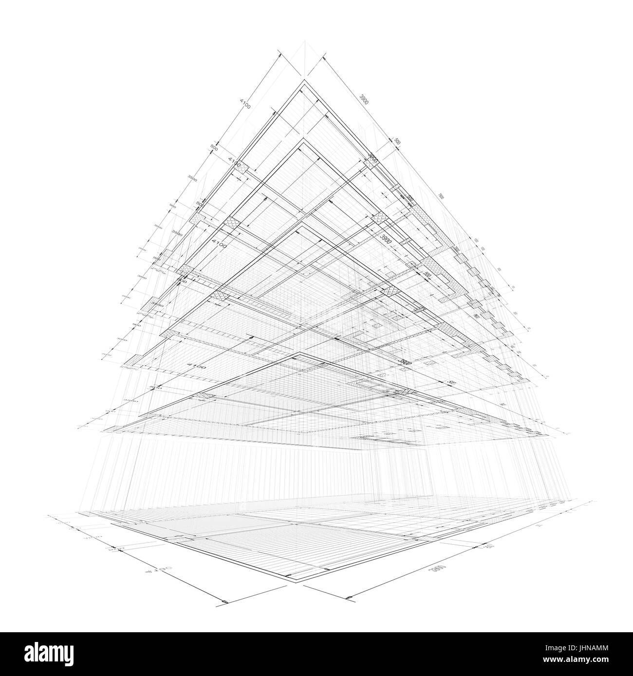 Architecture design building in Cut Out Stock Images & Pictures - Alamy