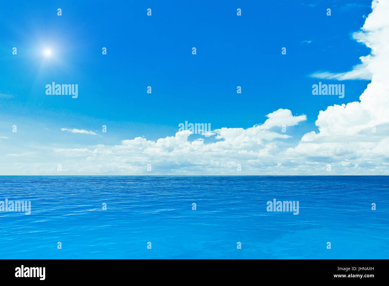 Sun and ocean Stock Photo - Alamy
