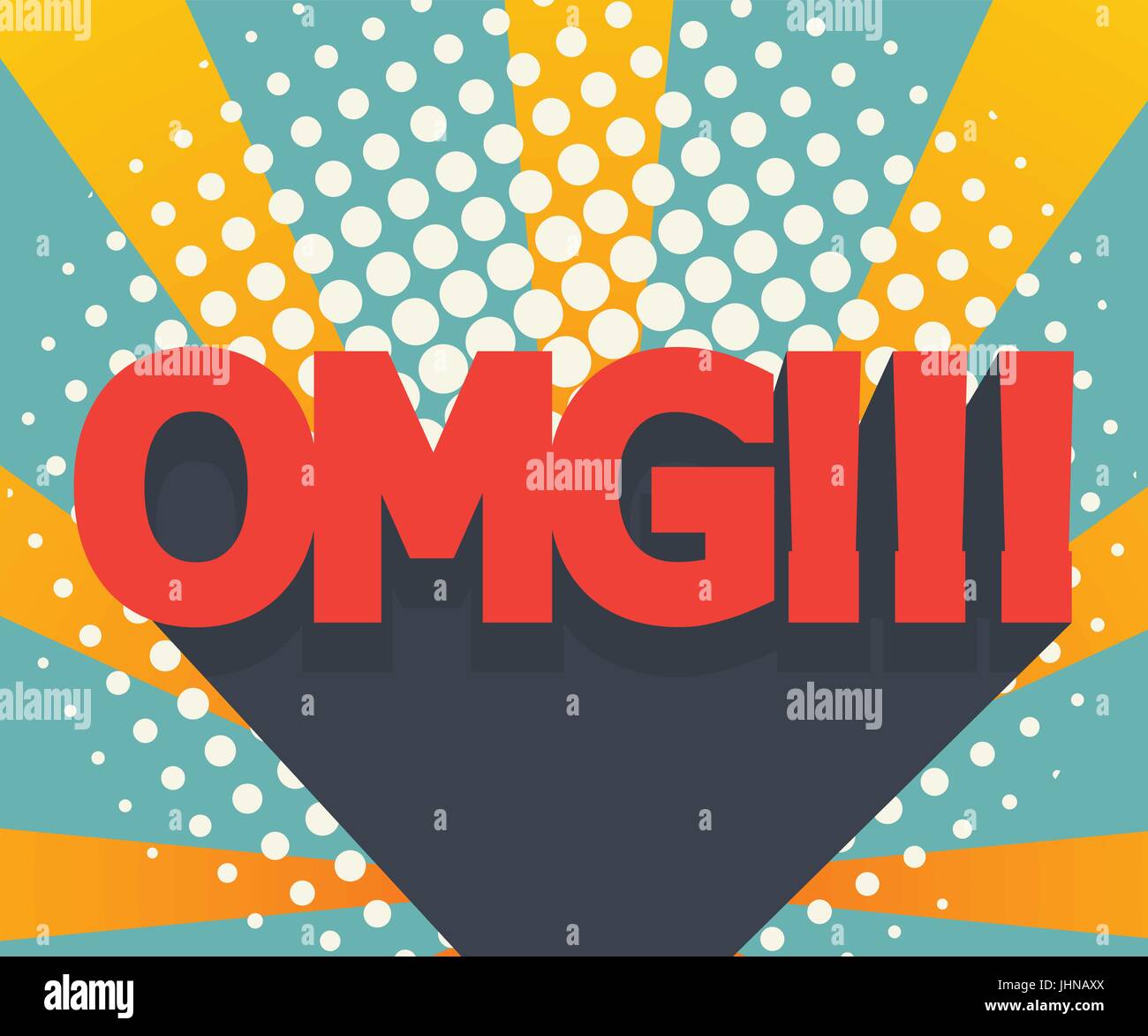 abstract omg background comic book pop art vector illustration Stock ...