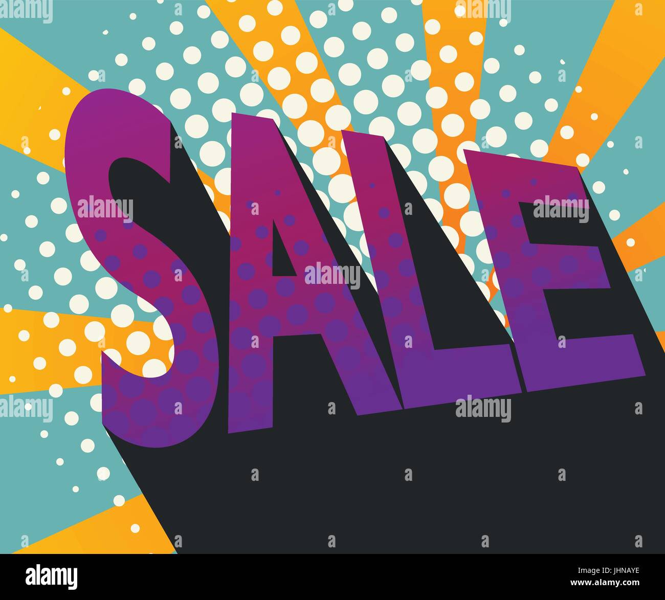 abstract sale comic book, pop art background vector illustration Stock ...