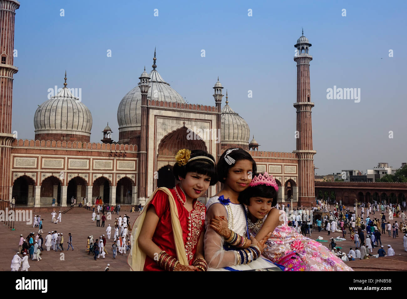 Jama masjid eid hi-res stock photography and images - Alamy