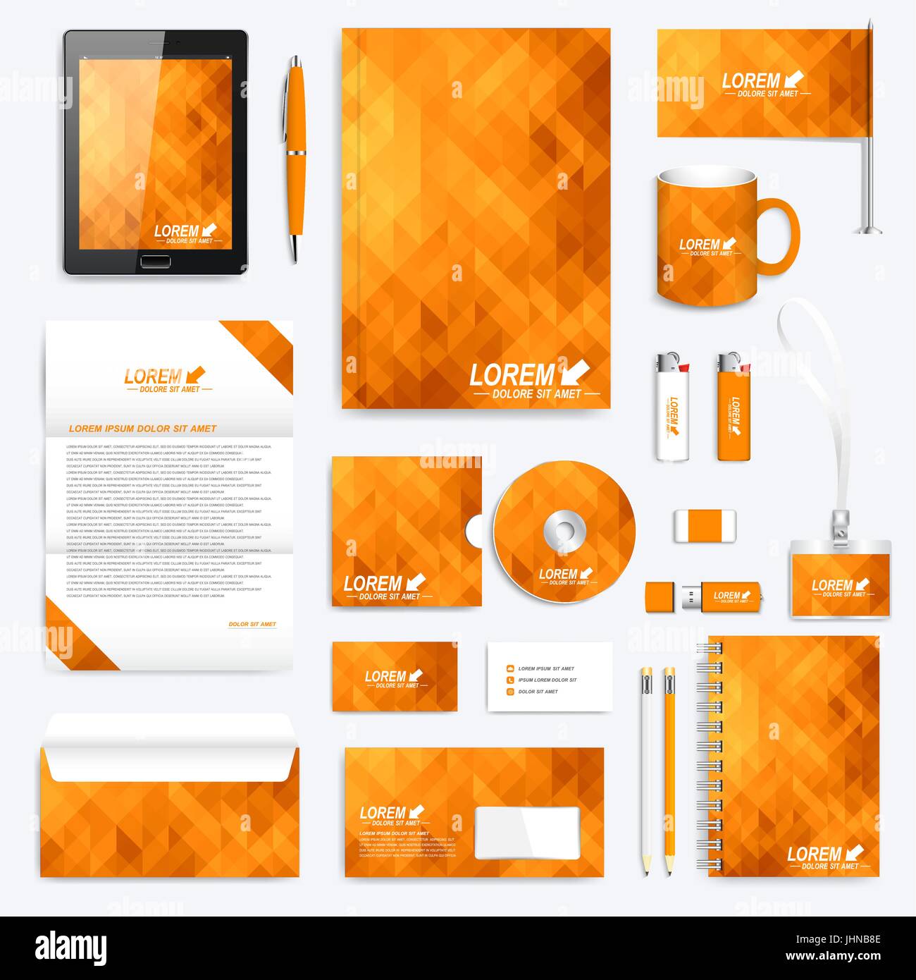 Brochure identity Stock Vector Images - Alamy