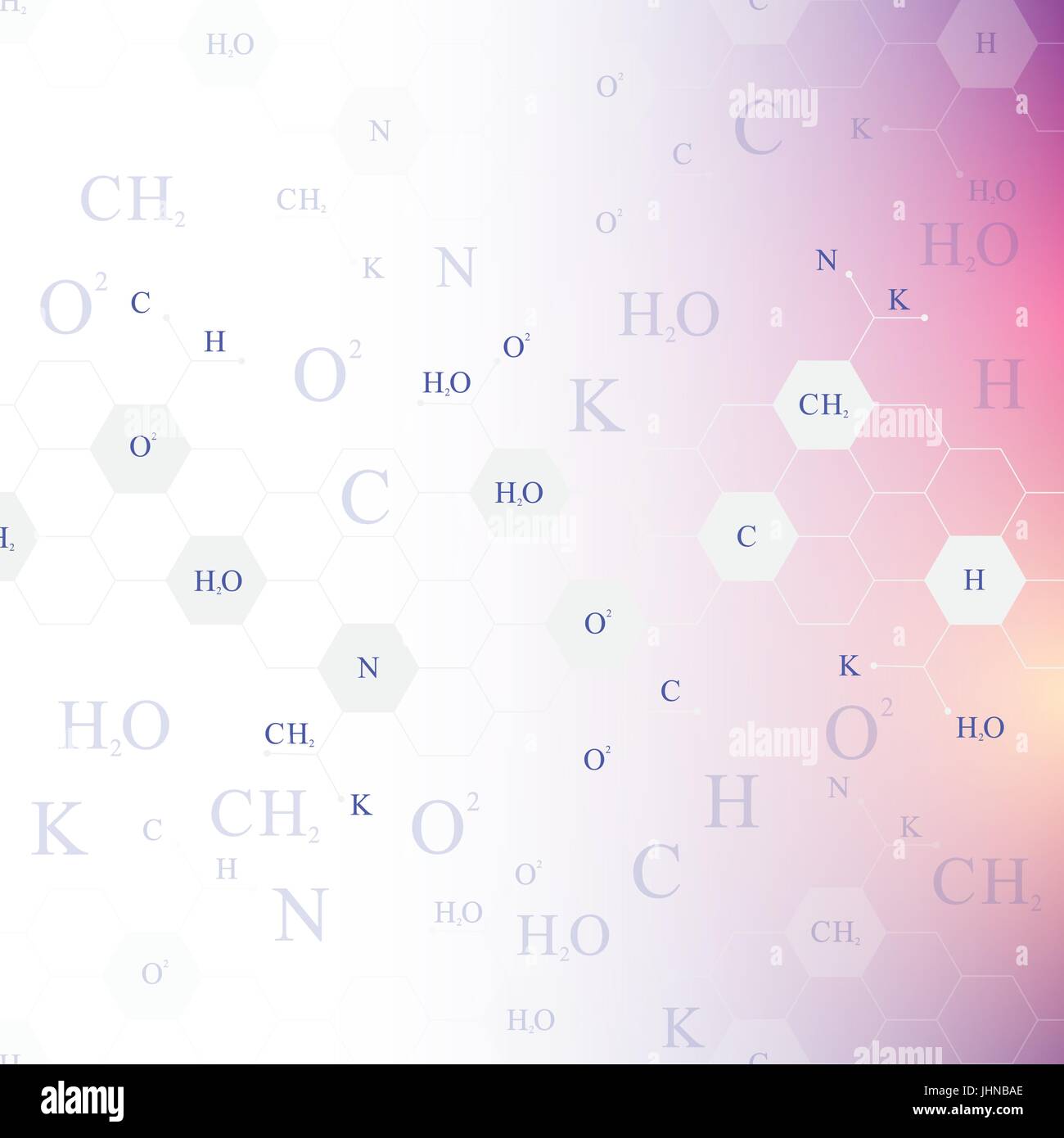 Hexagonal Molecule Dna Molecular Structure High Resolution Stock ...