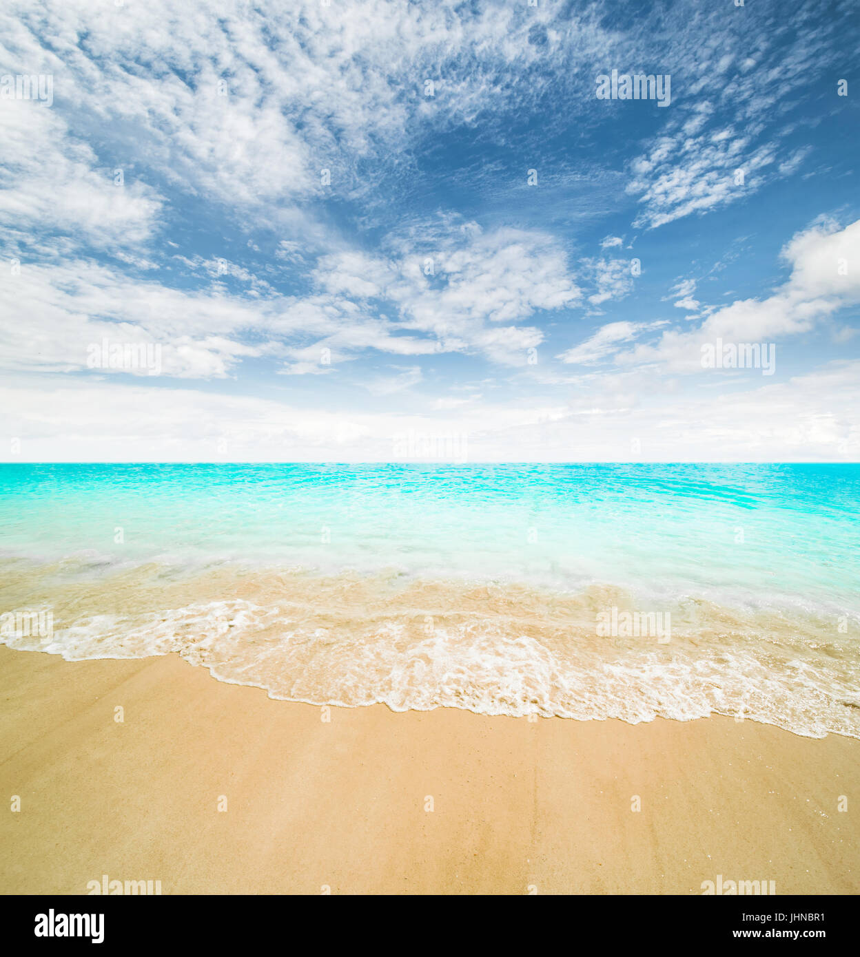 Sun and island beach Stock Photo - Alamy