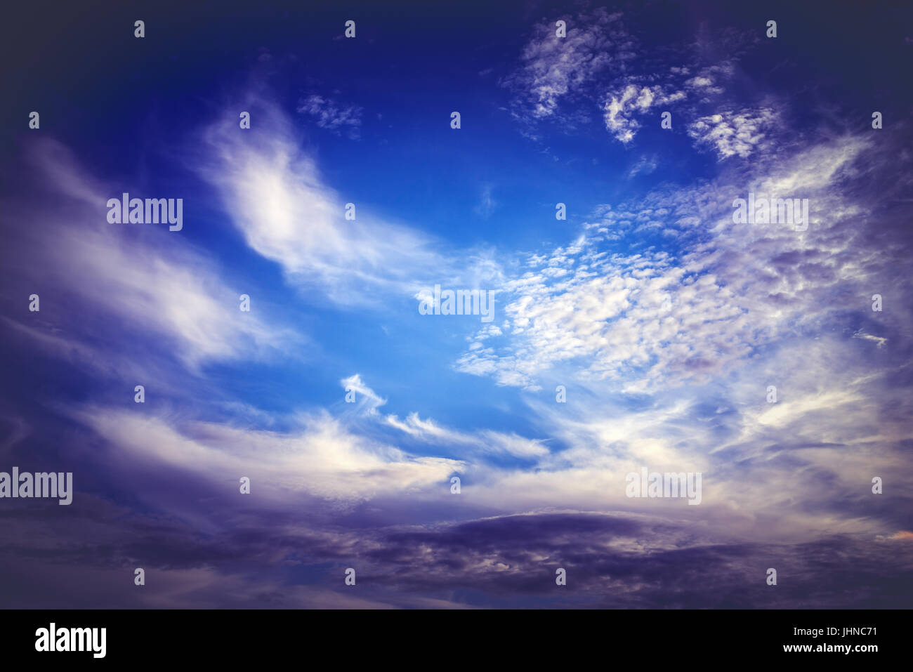 Cloudy sky weather panorama background Stock Photo - Alamy