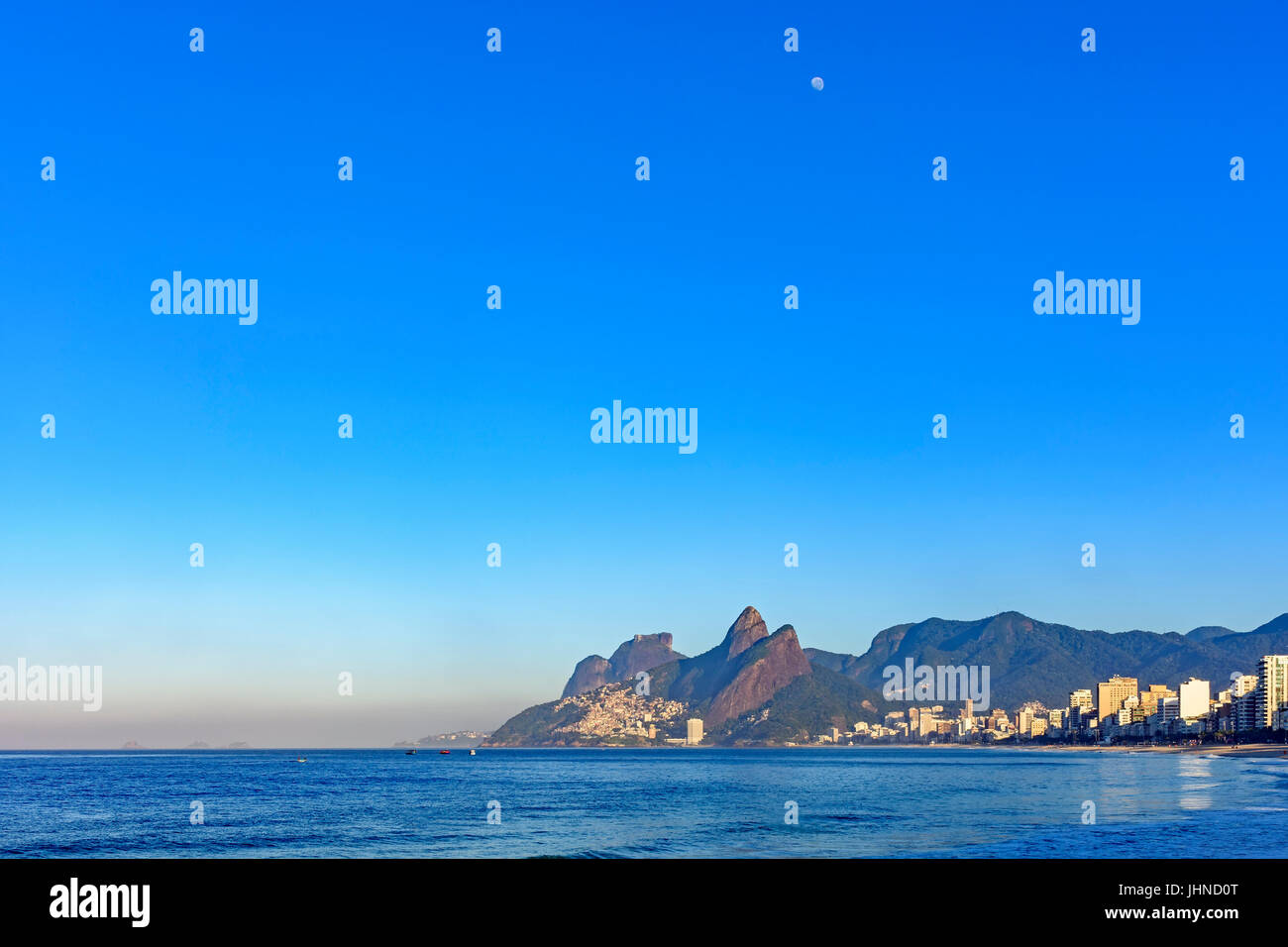 Moon over the beach hi-res stock photography and images - Alamy