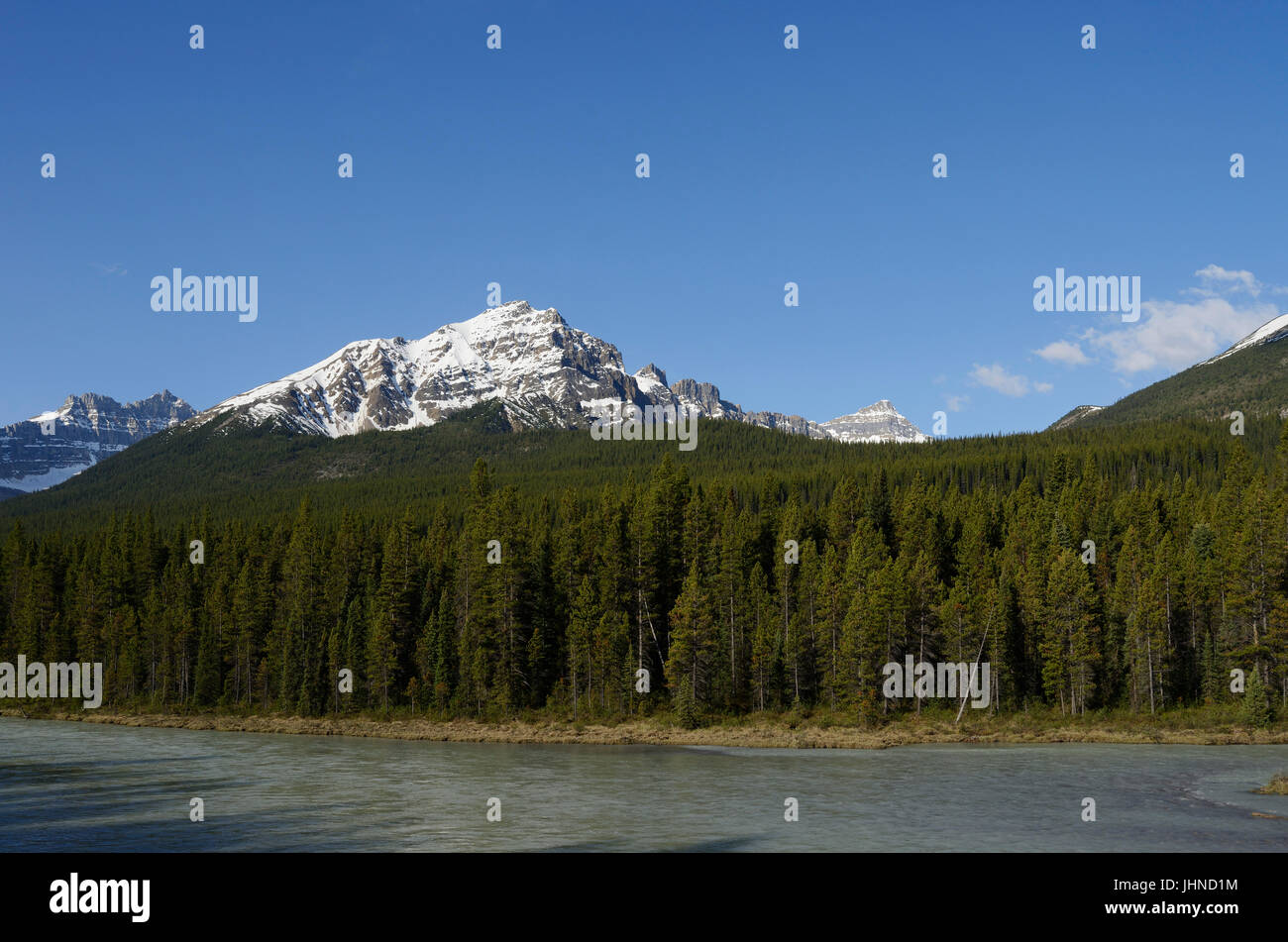 Sunwapta River, Icefields Parkway, Jasper National Park, Alberta ...