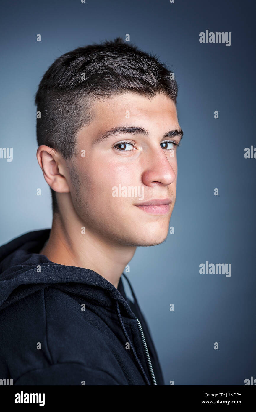 confident boy portrait studio shot Stock Photo - Alamy confident boy portrait studio shot Stock Photo - Alamy