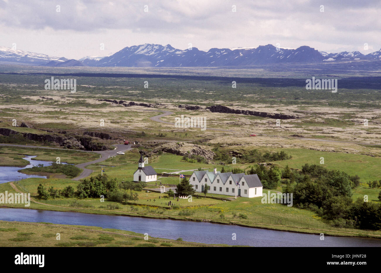 ICELAND 2007 The Landscape at Thingvellir National park Thikkvalla ...