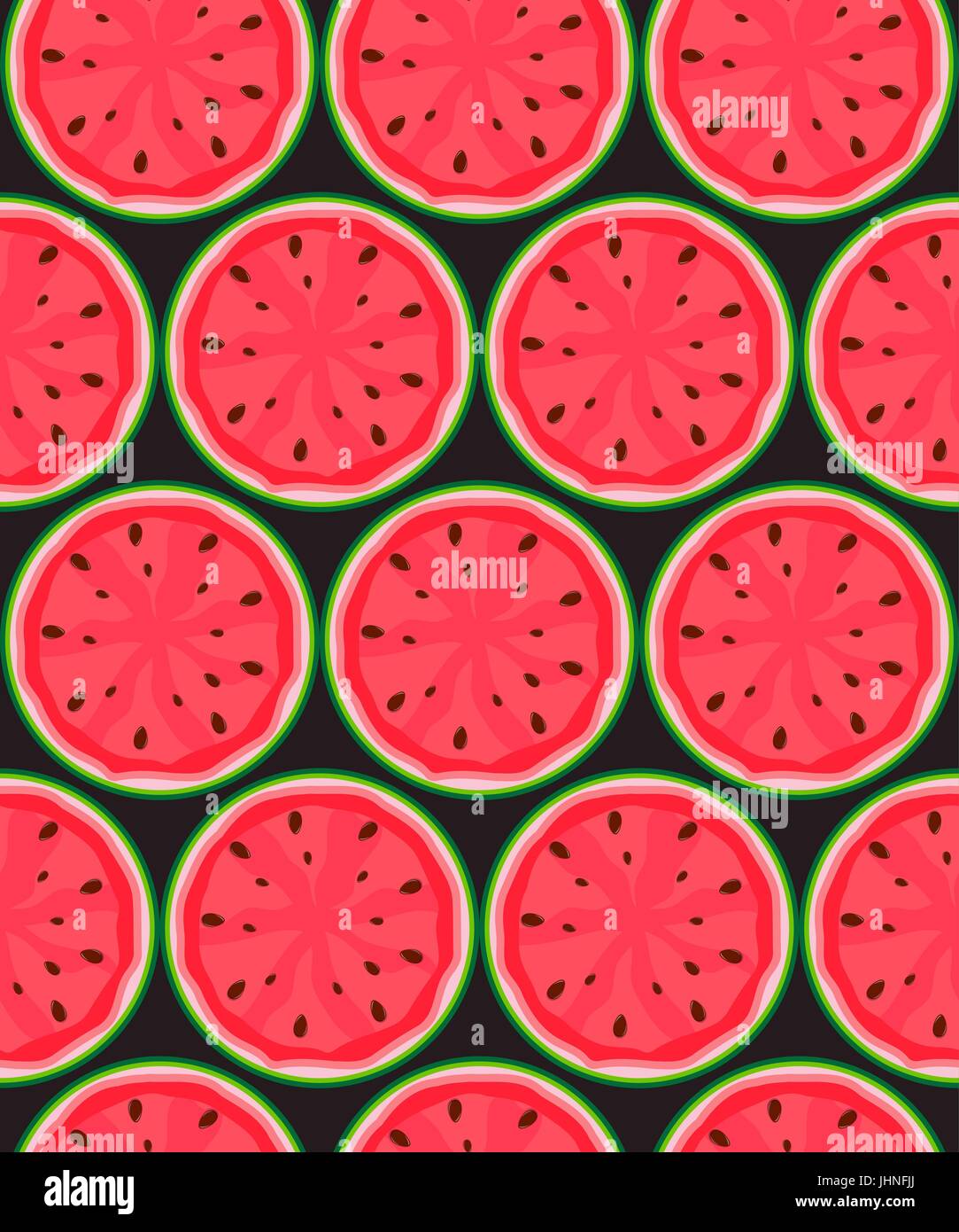Seamless Pattern Background from Watermelon. Vector Illustration Stock ...