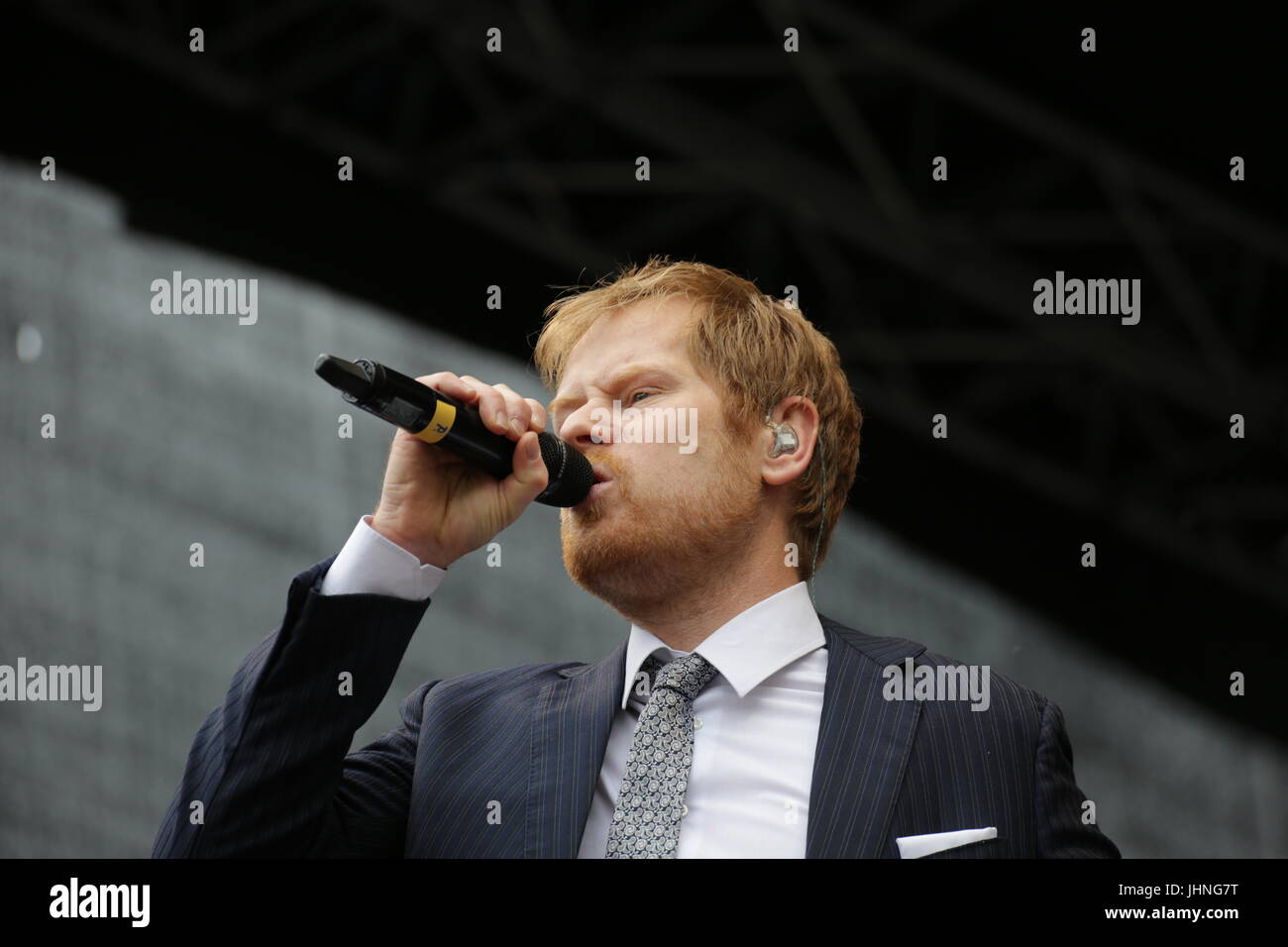 Band Seeed live on stage during Energeiwende rally Stock Photo - Alamy