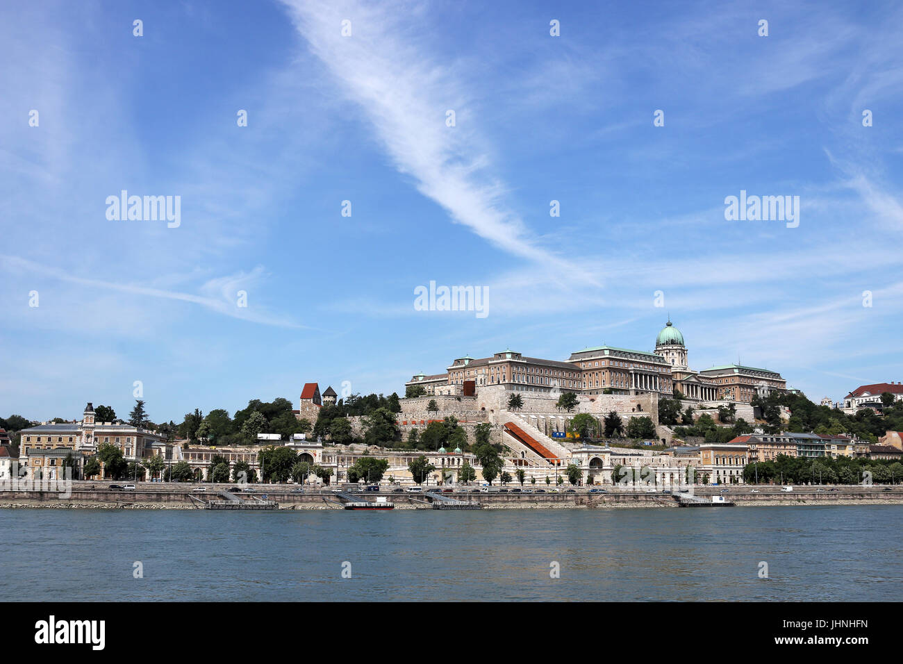 Danube riverside in Budapest Stock Photo - Alamy