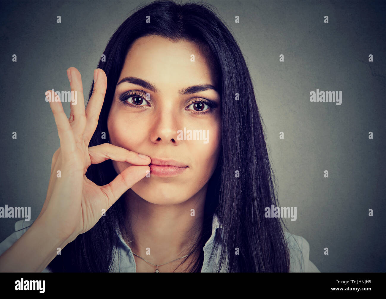 Zipper face hi-res stock photography and images - Alamy